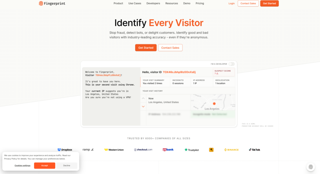 主流设备指纹 SDK 厂商对比 | PingCode智库